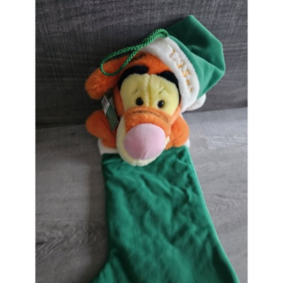 Disney | Holiday | Vtg Disney Christmas Stocking Plush Tigger Large 24 ...